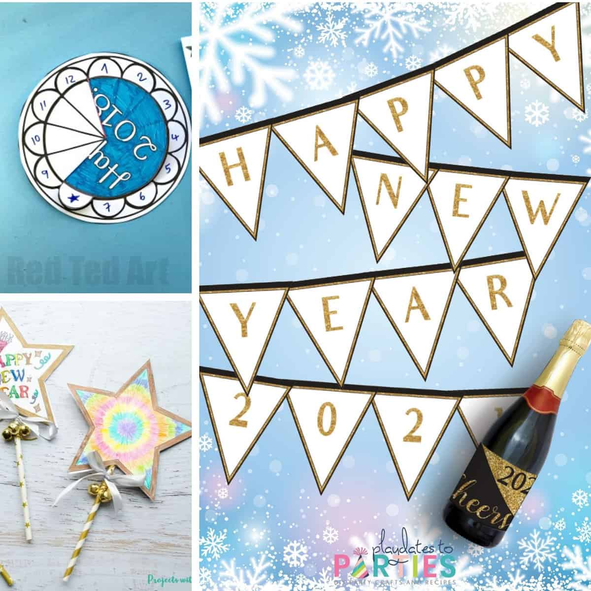 50+ Free New Year's Eve Printables to Ring in 2021