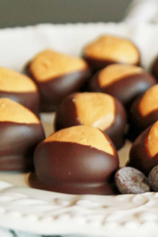 The Perfect Buckeyes Recipe (Chocolate Peanut Butter Balls)
