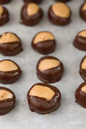 The Perfect Buckeyes Recipe (Chocolate Peanut Butter Balls)