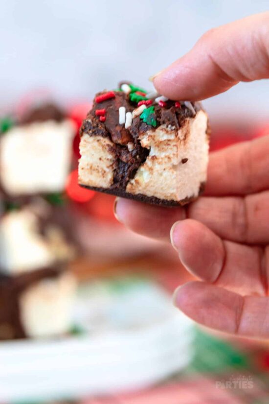 Easy Homemade Choco-Mallow Bars