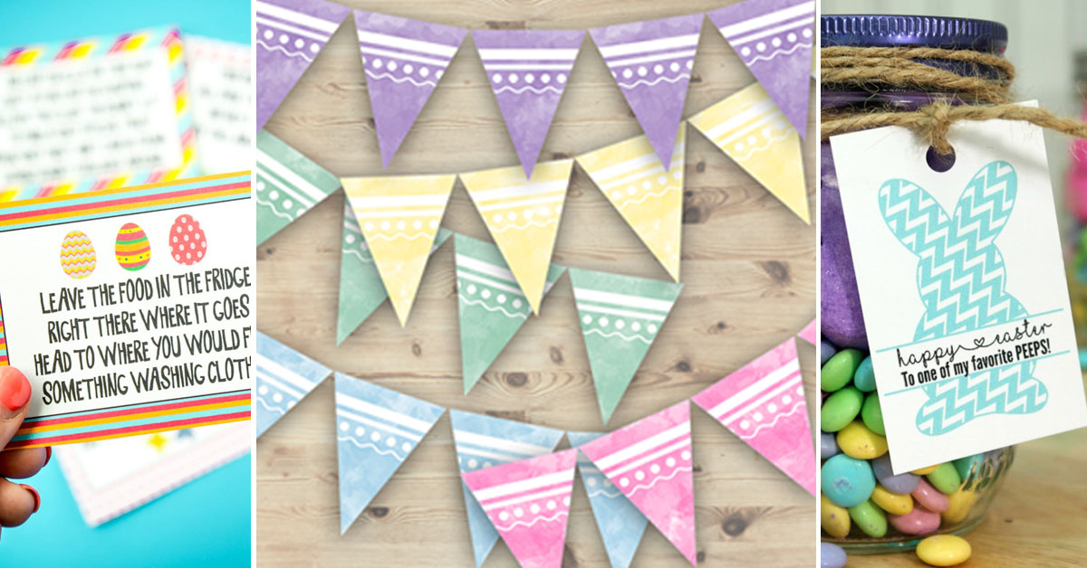 50+ Totally Awesome (and Free) Easter Printables