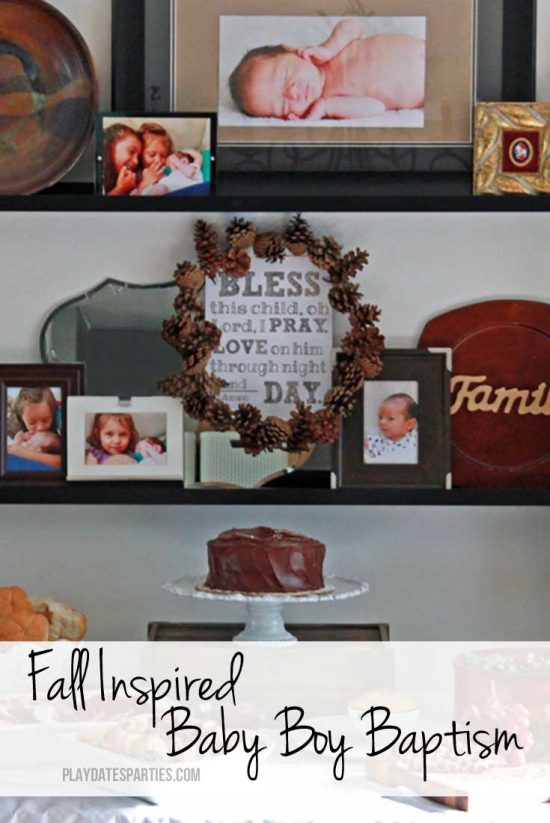 Bless This Child: Baby Boy's Fall Inspired Baptism