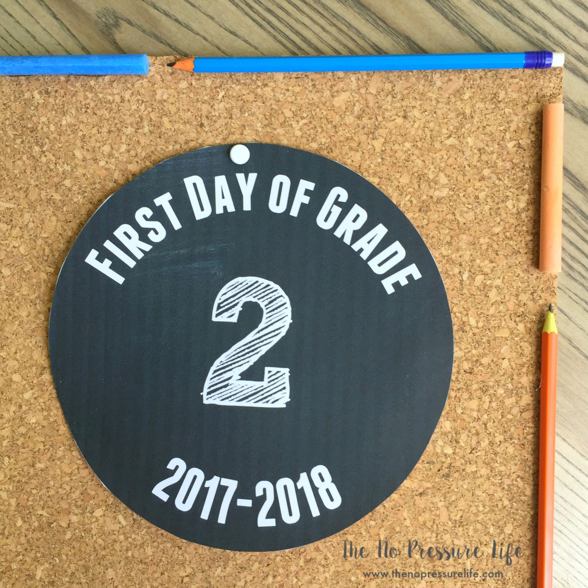 Back-to-School Signs Made Easy with Free Grade Printables