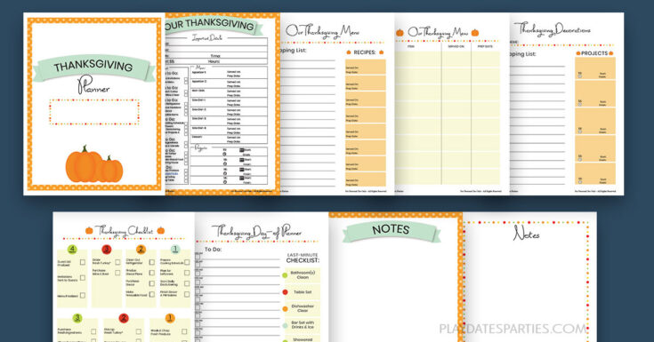 Your All-in-One Printable Thanksgiving Dinner Planner