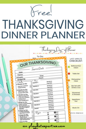 Your All-in-One Printable Thanksgiving Dinner Planner
