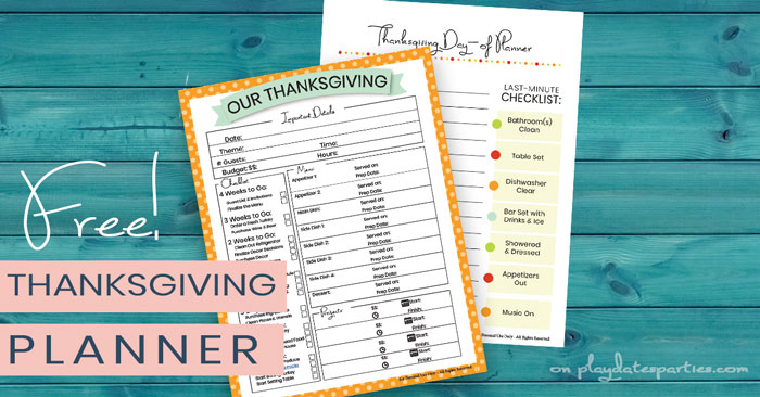 Your All-in-One Printable Thanksgiving Dinner Planner