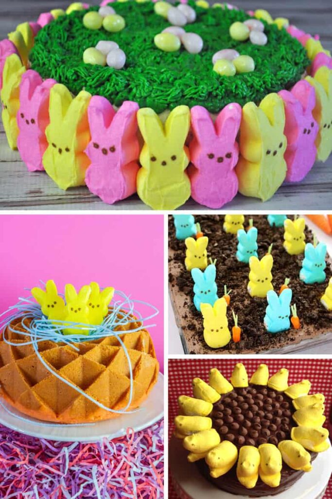 11 Simply Stunning Ways to Make a Peeps Cake for Easter