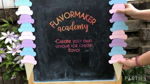 DIY Chalkboard Party Sign: Flavormaker Academy