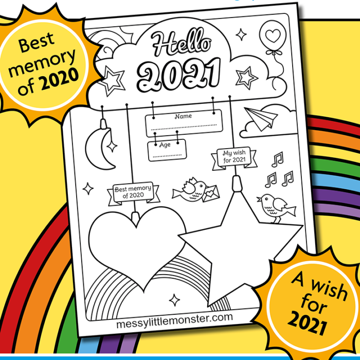 50+ Free New Year's Eve Printables to Ring in 2021