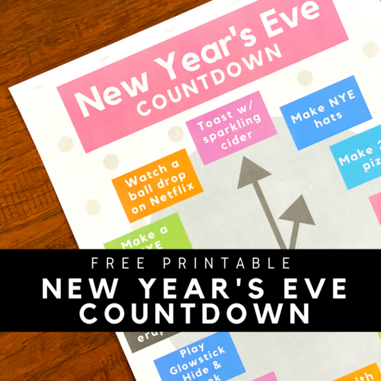 50+ Free New Year's Eve Printables to Ring in 2021