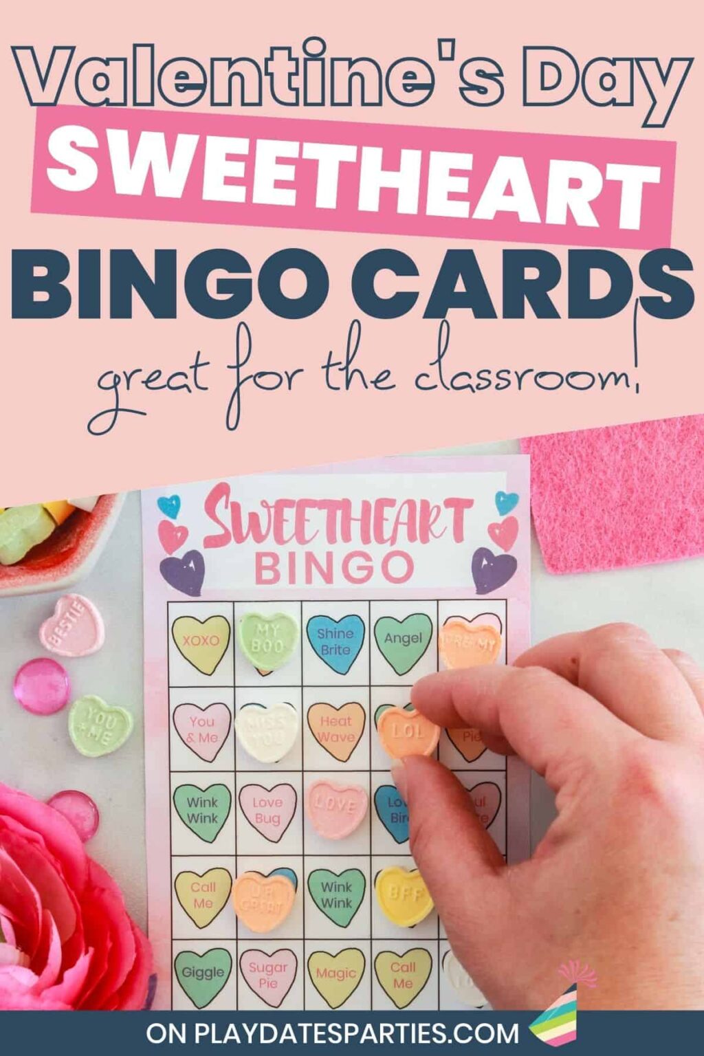 Sweetheart Valentines Day Bingo (40 Unique Cards!)