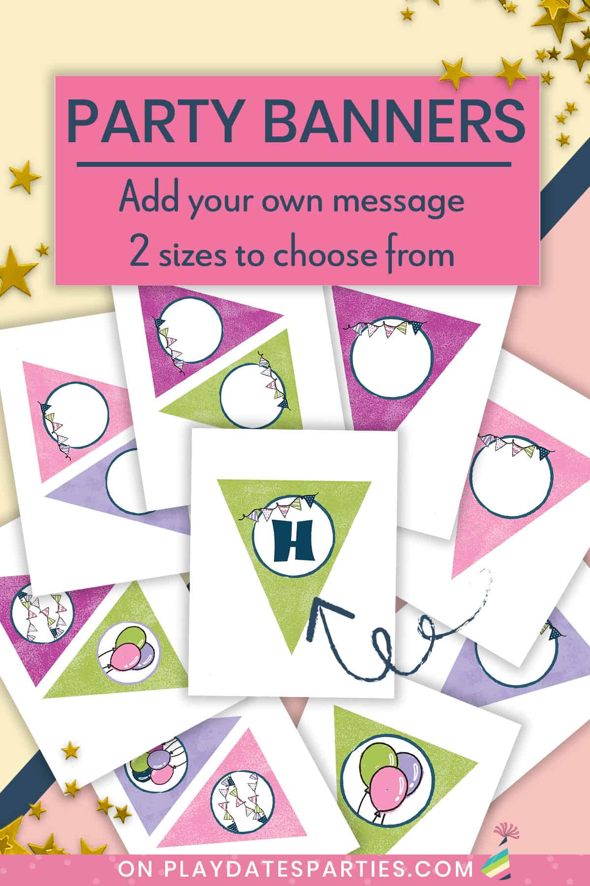 Balloons and Banners Birthday Party Printables (Free Download!)