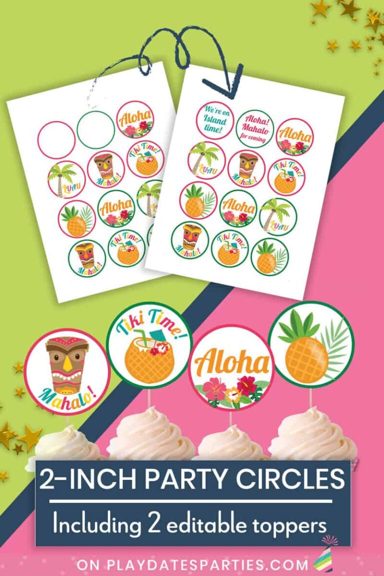 Free Luau Party Printables
