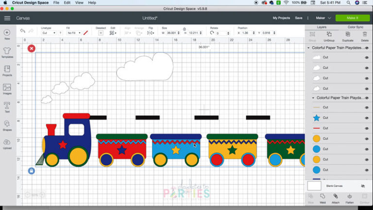 How to Make a Paper Train (Video + Template)