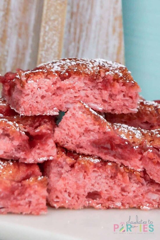 Easy Coconut Cherry Angel Food Cake Bars