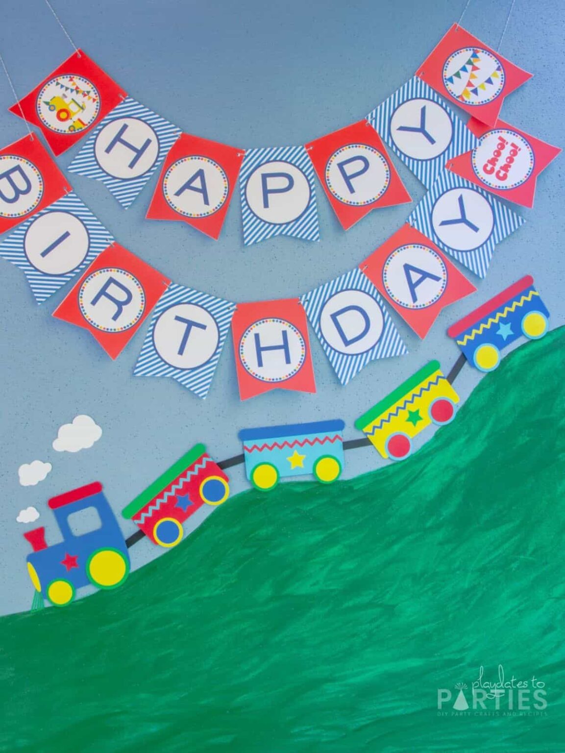 How to Make a Paper Train (Video + Template)