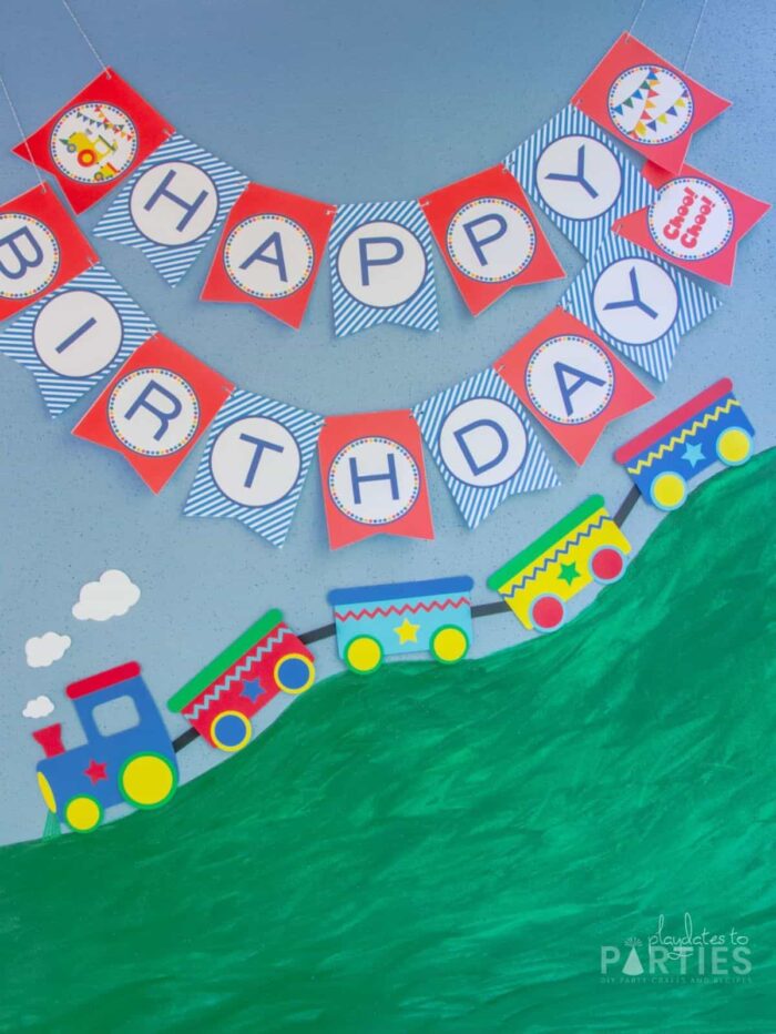 How to Make a Paper Train (Video + Template)