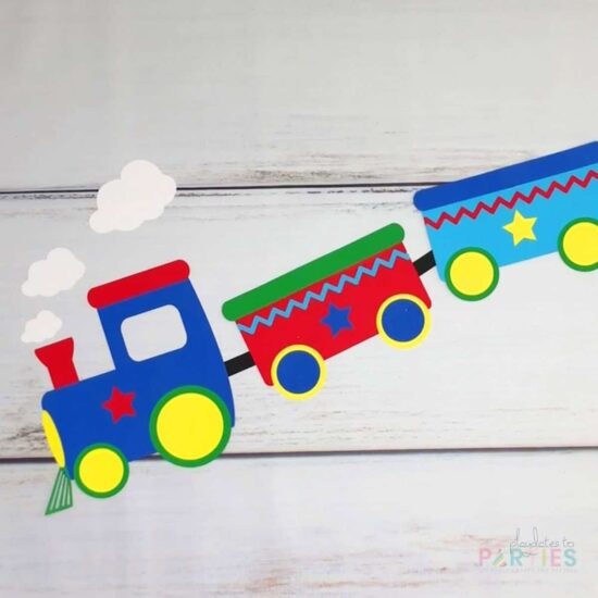 How to Make a Paper Train (Video + Template)