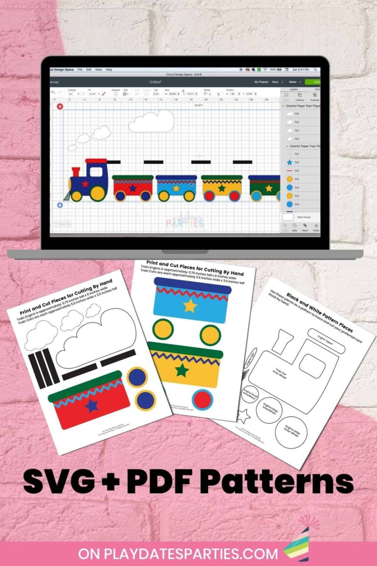 How to Make a Paper Train (Video + Template)