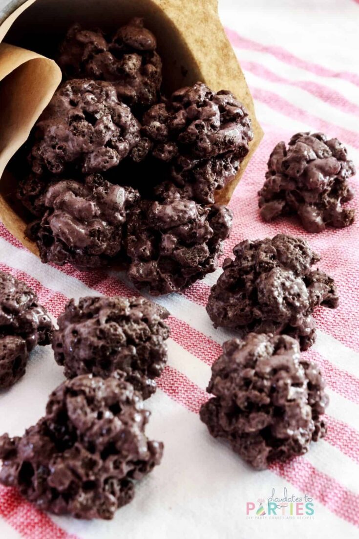 Lumps of Coal Treats: Easy No-Bake Recipe