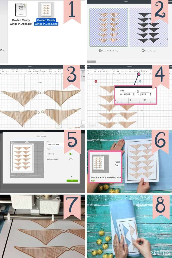 Ferrero Rocher Golden Snitch Wings (Tutorial + Printable)
