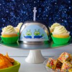 Cute Alien UFO Party Platter (made with household items!)