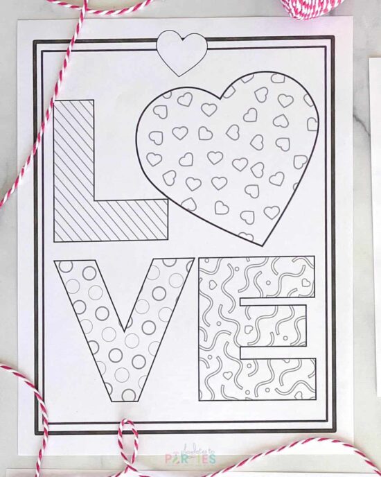 Free Valentine's Day Coloring Pages Printable