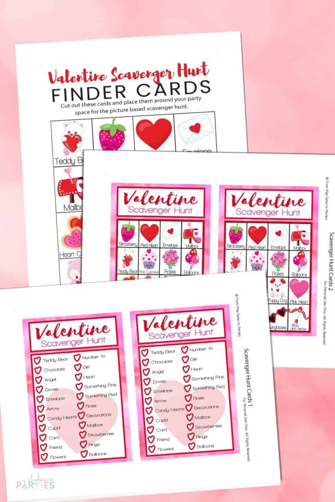 Valentine's Day Scavenger Hunt