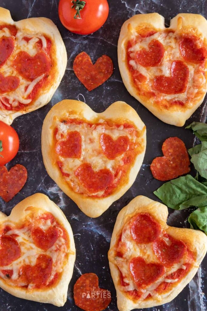 How to Make Mini Heart Shaped Pizza