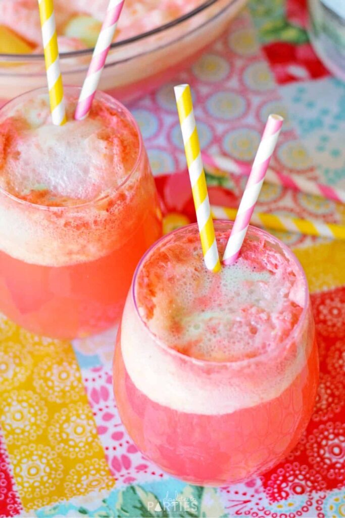 Rainbow Sherbet Punch