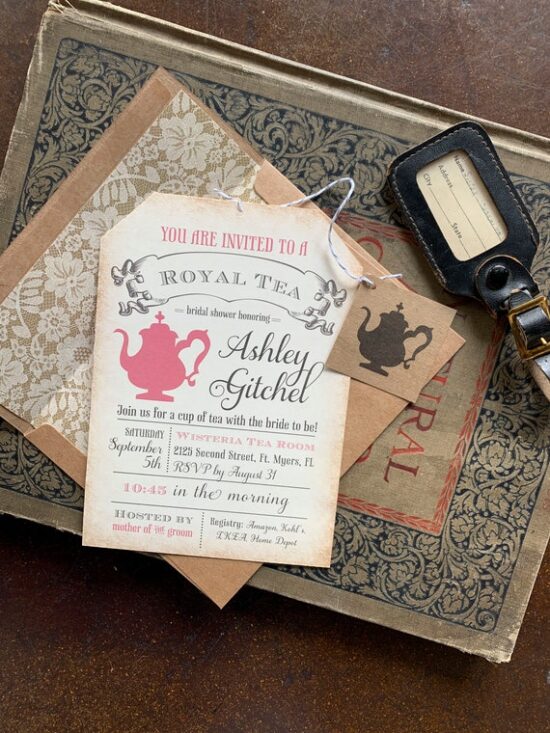 Tea Party Invitations | 11 Classic, but Fun Options