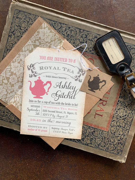 Tea Party Invitations | 11 Classic, but Fun Options