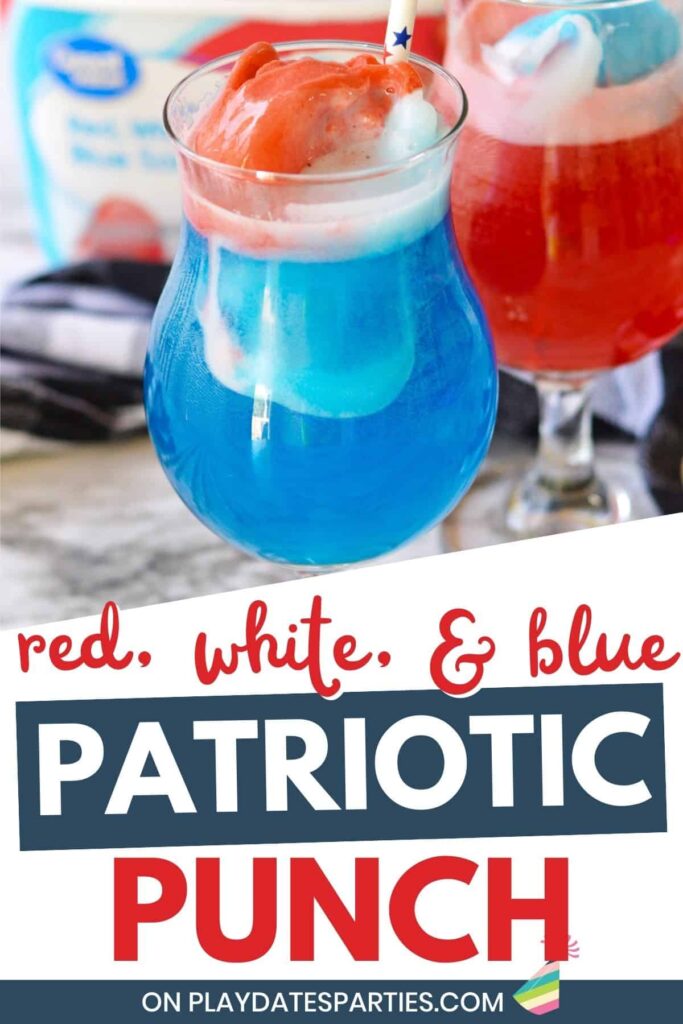 Red, White, and Blue Patriotic Punch