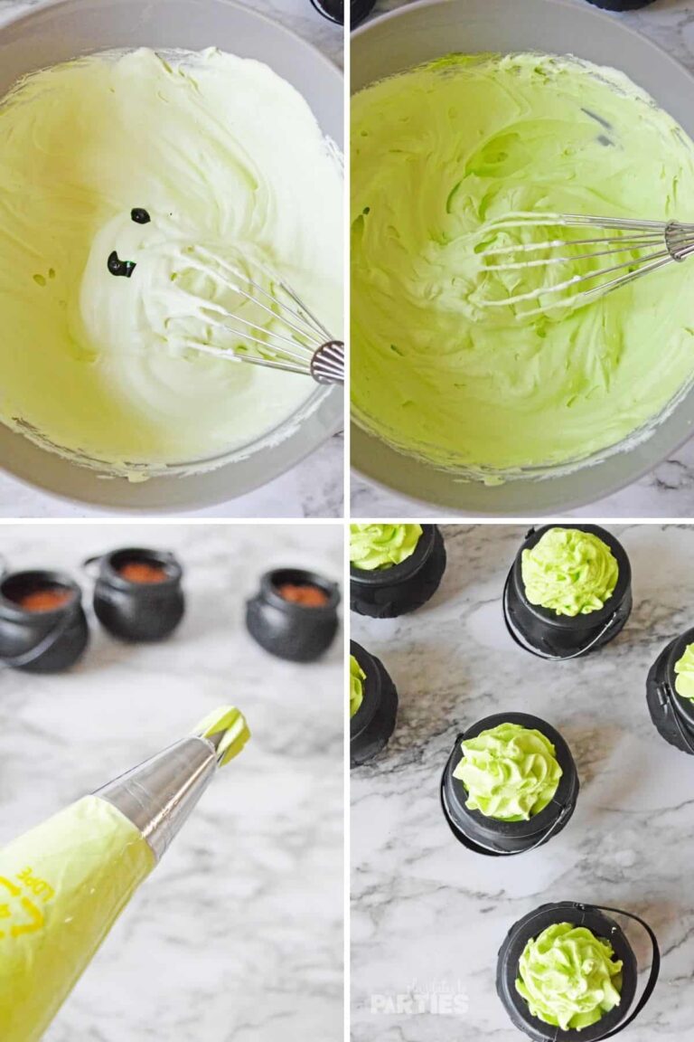 Witch Cauldron Pudding Cups