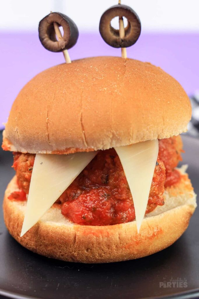 Monster Meatball Sliders