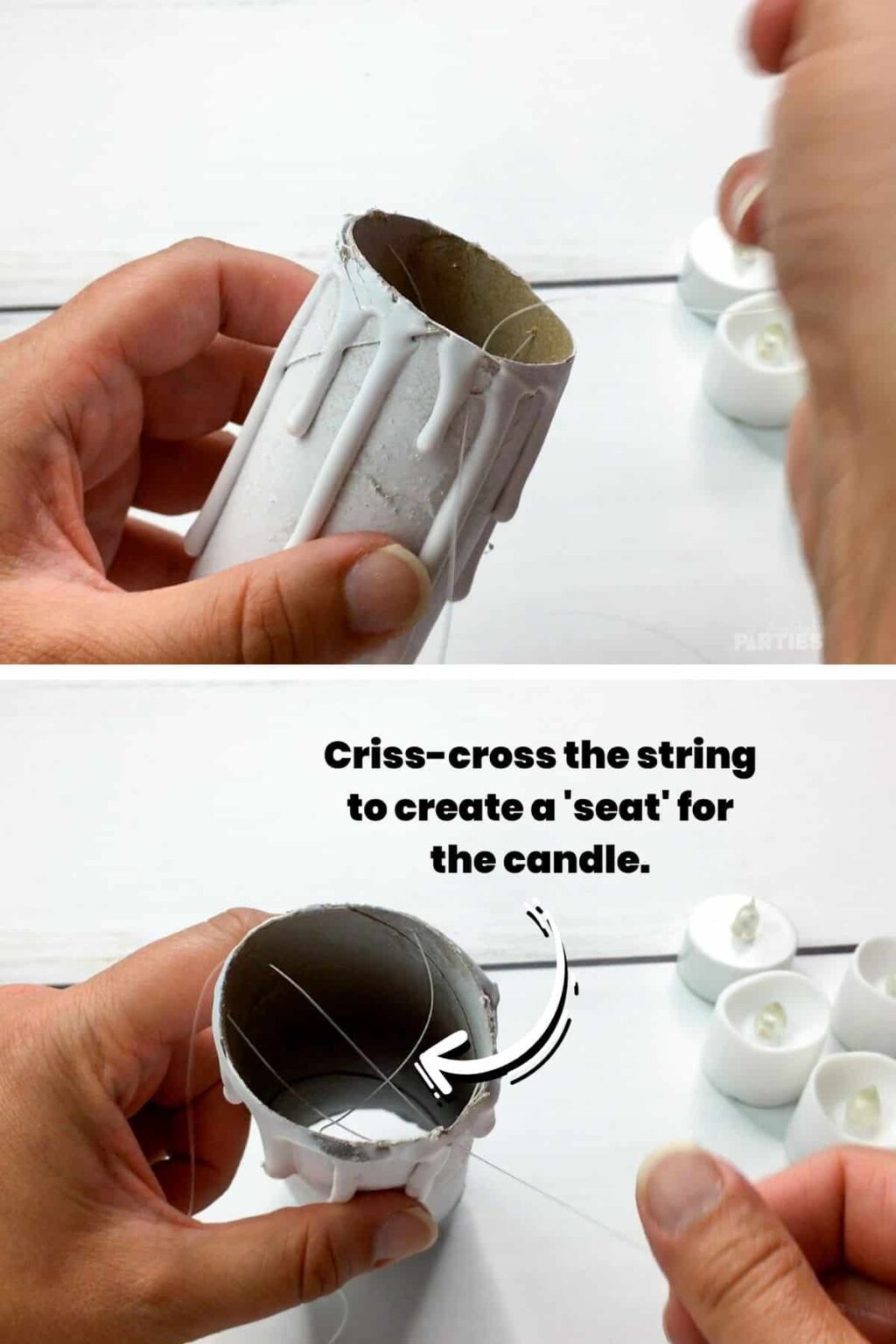 DIY Floating Candles for Halloween