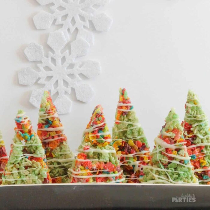 Christmas Tree Rice Krispie Treats
