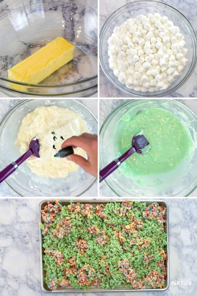 Christmas Tree Rice Krispie Treats