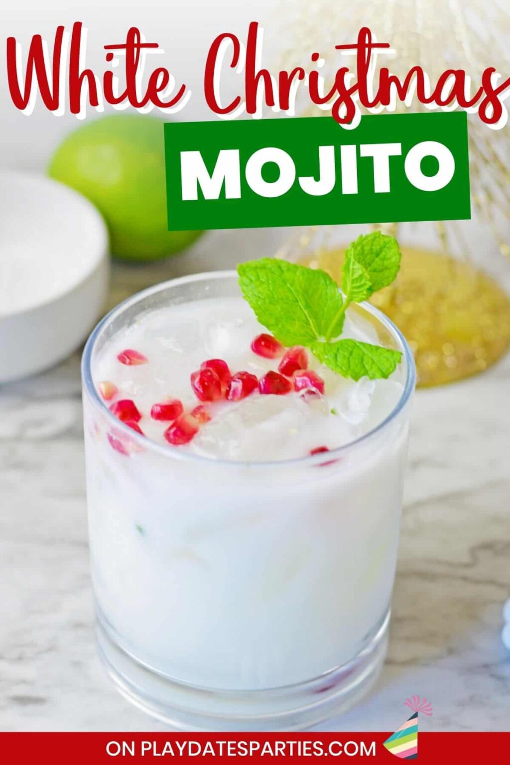 White Christmas Mojito