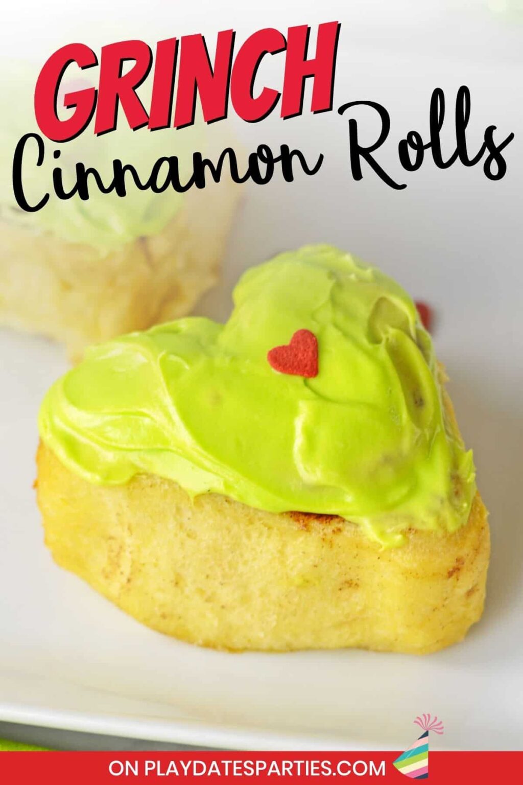Grinch Cinnamon Rolls