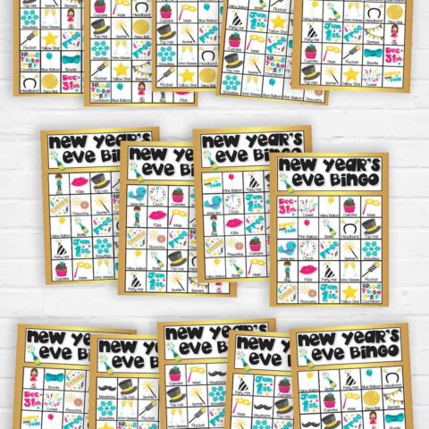 50+ Free New Year's Eve Printables to Ring in 2021