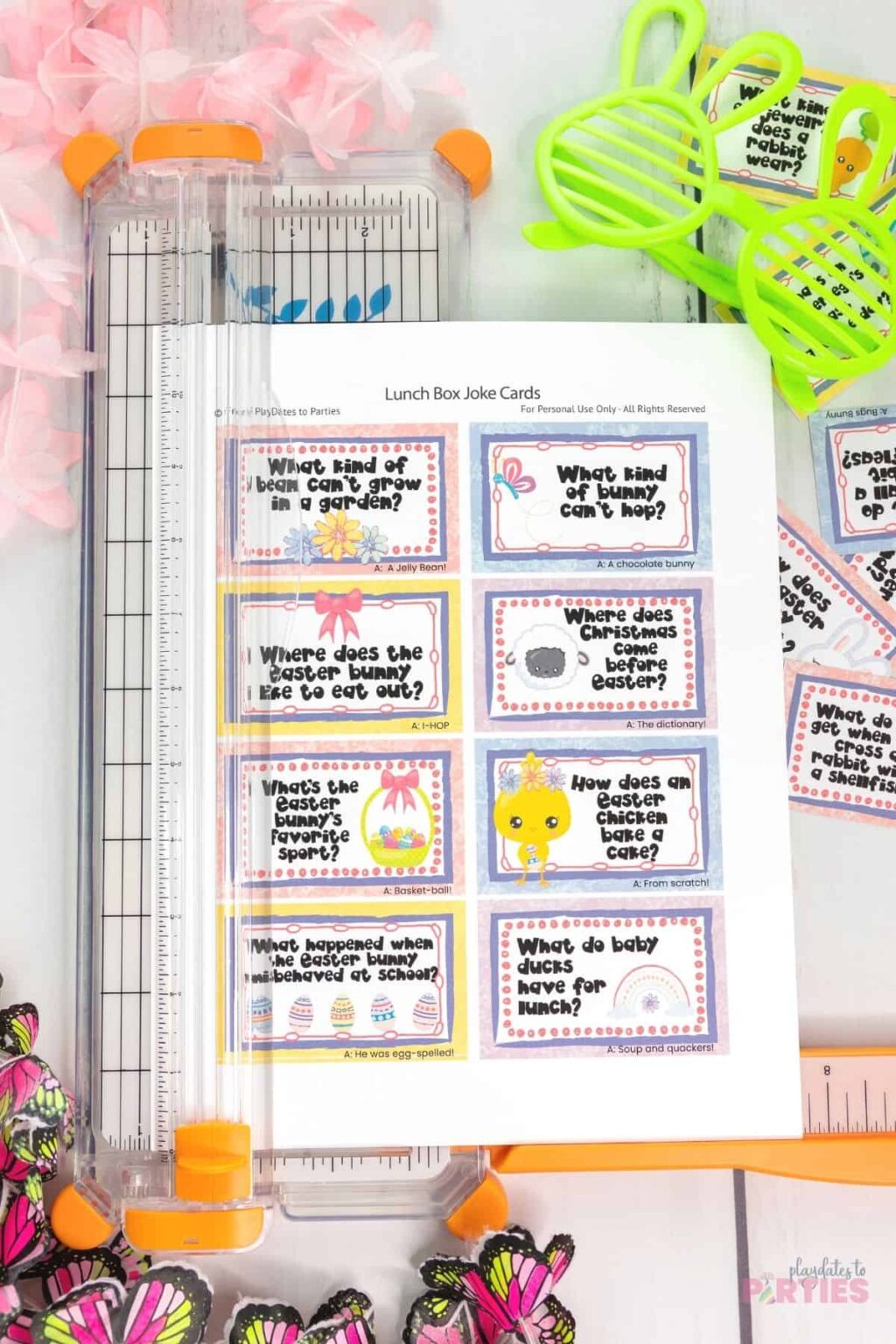 Free Printable Easter Lunch Box Jokes