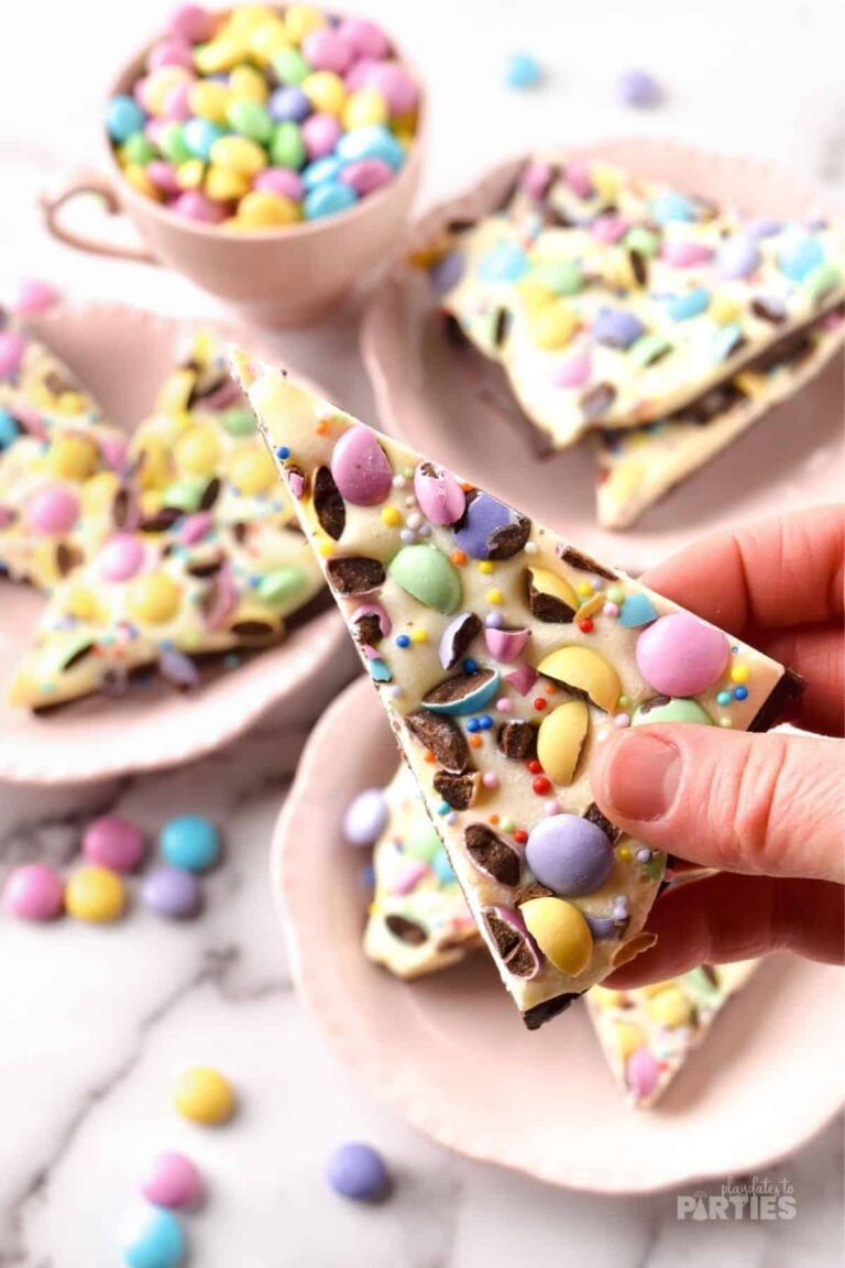 Easter Bark with M&Ms and Sprinkles