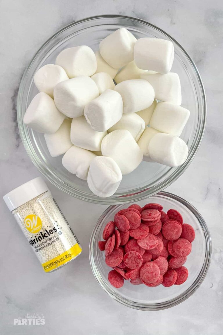 DIY Toadstool Marshmallow Mushrooms