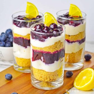 Lemon Blueberry Cheesecake Parfaits