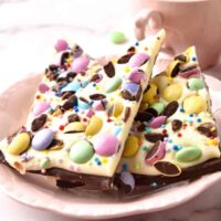 Easter Bark with M&Ms and Sprinkles