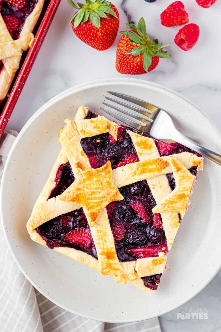 Mixed Berry Slab Pie