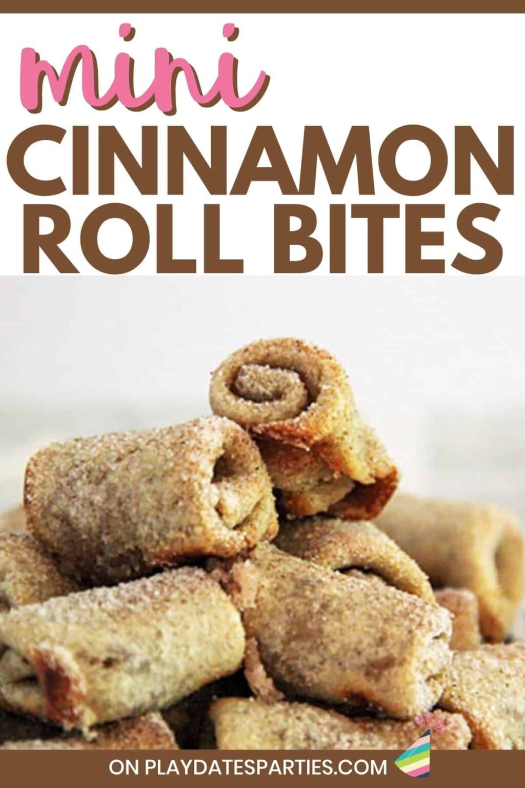 Mini Cinnamon Roll Bites (No Dough Required!)
