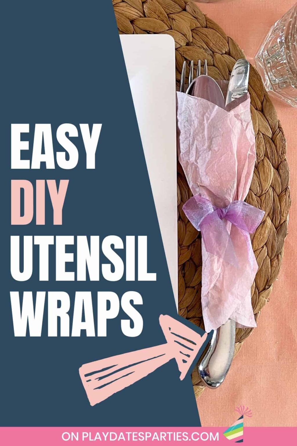 How to Make Coffee Filter Utensil Wraps