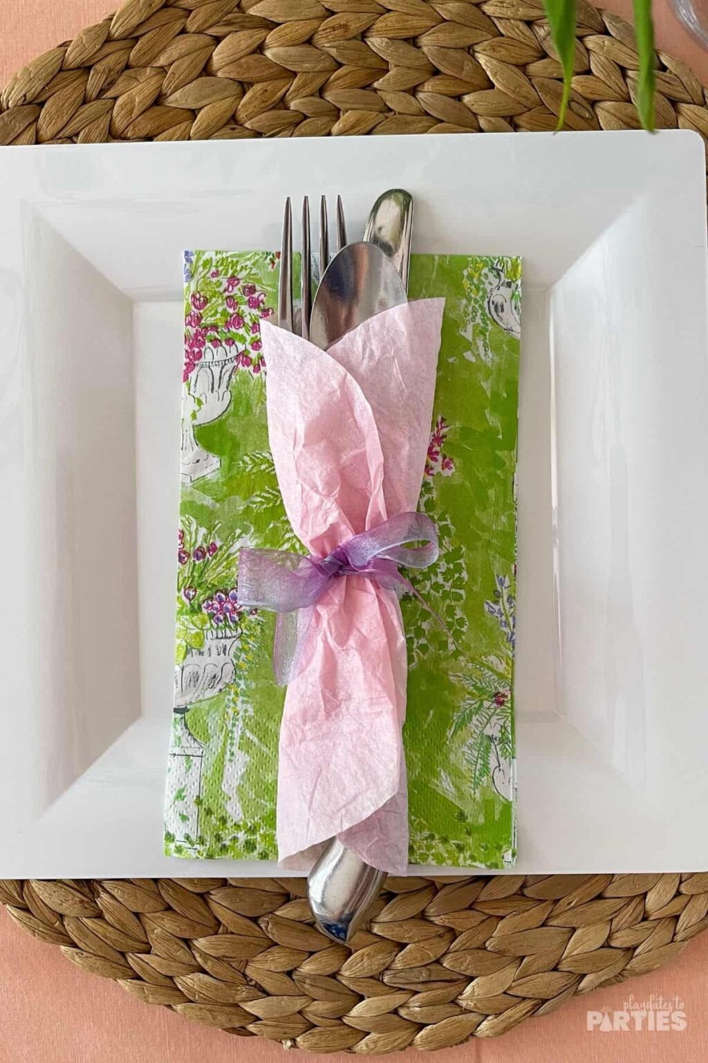 How to Make Coffee Filter Utensil Wraps